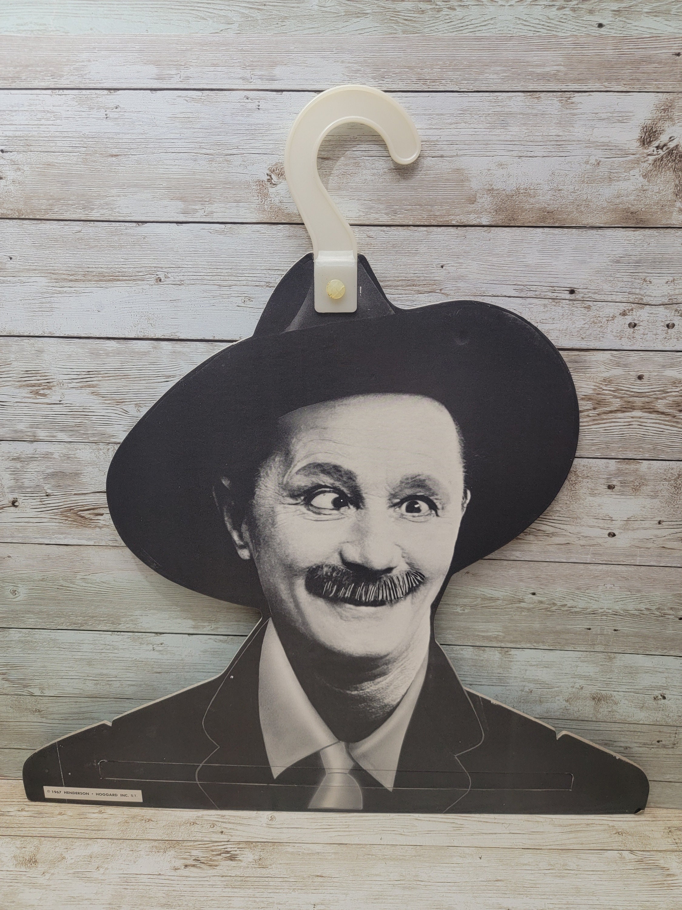 1967 RARE Ben Turpin Die-cut Cardboard Coat Hanger HENDERSON - Etsy