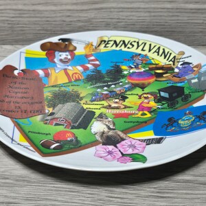 Ronald Mcdonald Pennsylvania Mcdonald's 9.5" Melamine Plate - Etsy