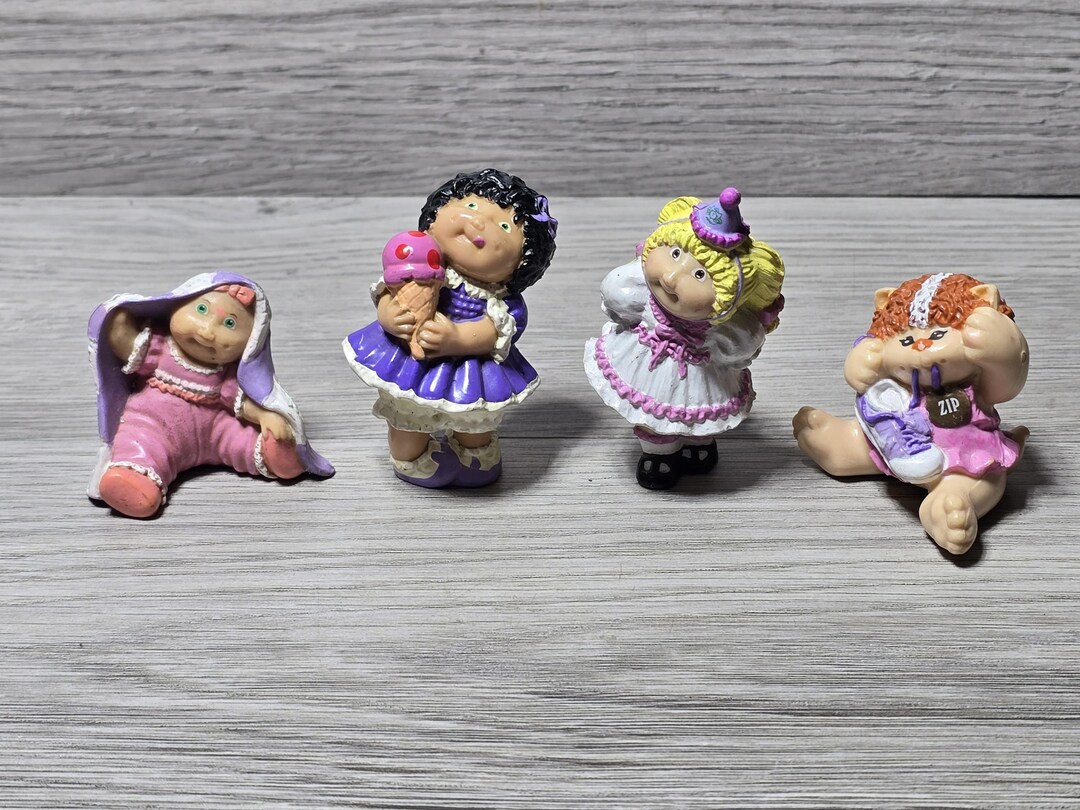 1984 Cabbage Patch Kids Koosa Mini Figure Doll PVC Lot of 4 - Etsy