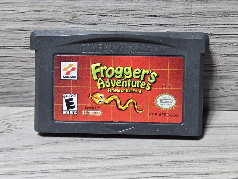 Nintendo Game Boy Advance Frogger's Adventures Temple of the Frog GBA ...