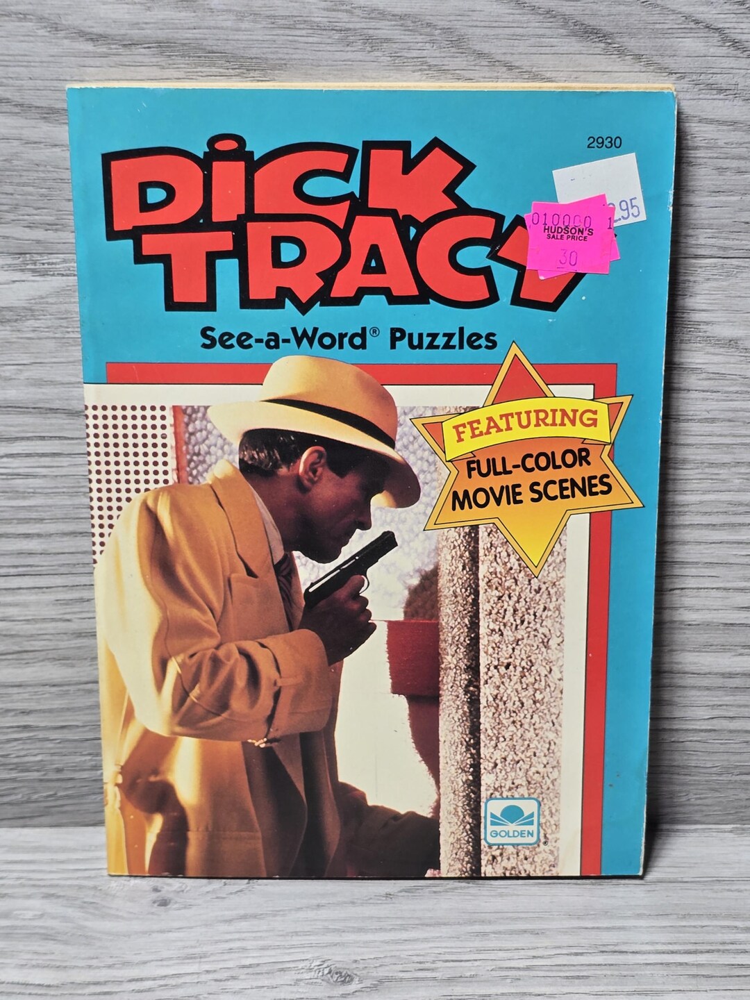 1990 Walt Disney Dick Tracy See A Word Puzzle Book Unused - Etsy