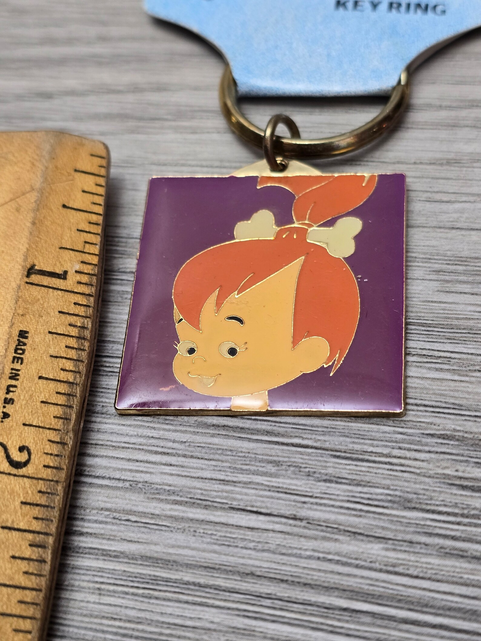 1994 Flintstones Pebbles Keychain Keyring NOS - Etsy