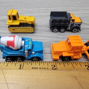 1980s Micro Machines Galoob Construction Truck Lot of 4 - Etsy