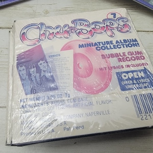 1982 Chu-bops Bubble Gum Album LP Record 50 SEALED Lps & Store Display ...