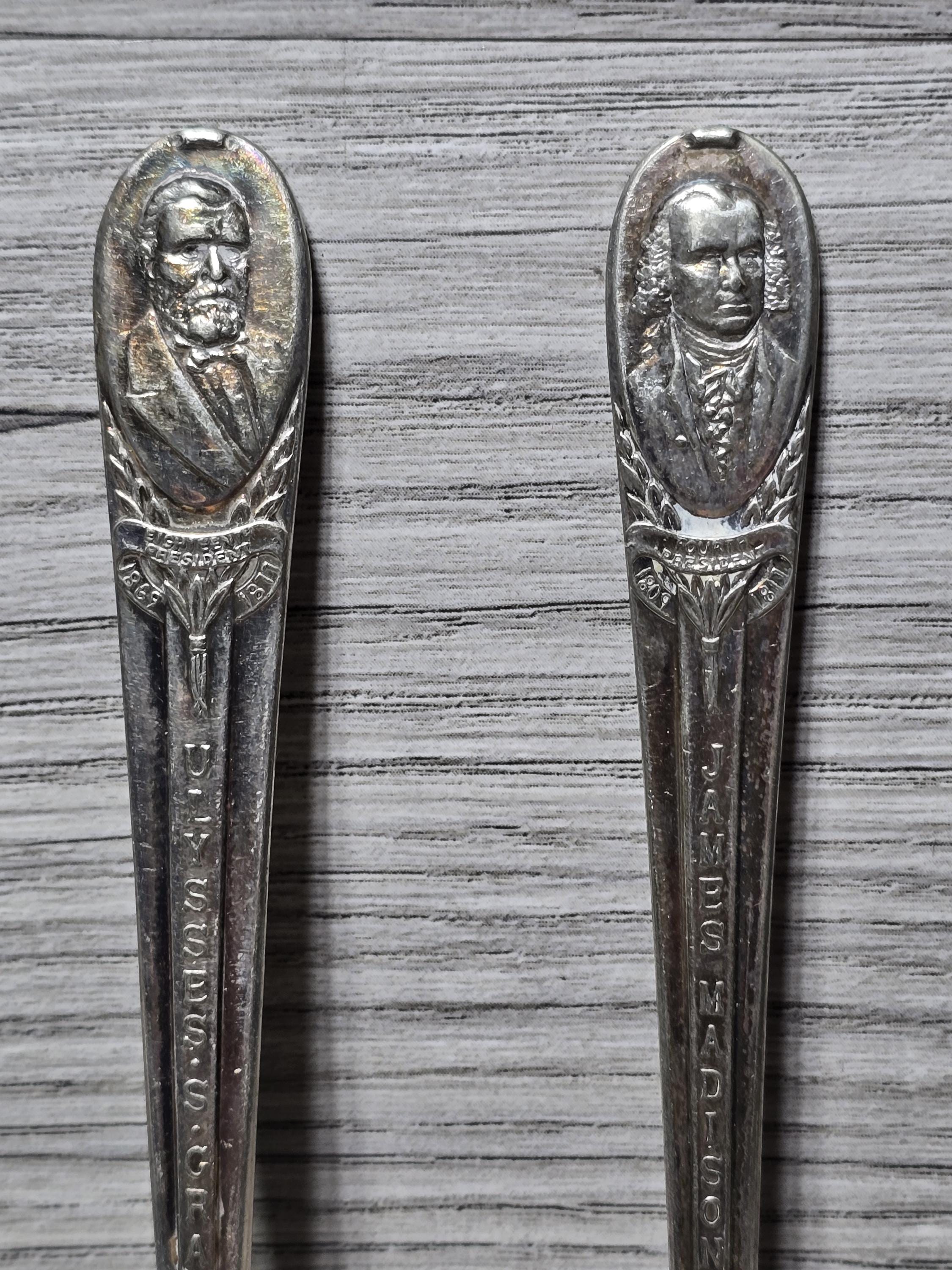 1960s Wm Rogers Co. Silver Plated Presidential Spoons - Set of 4 - Etsy