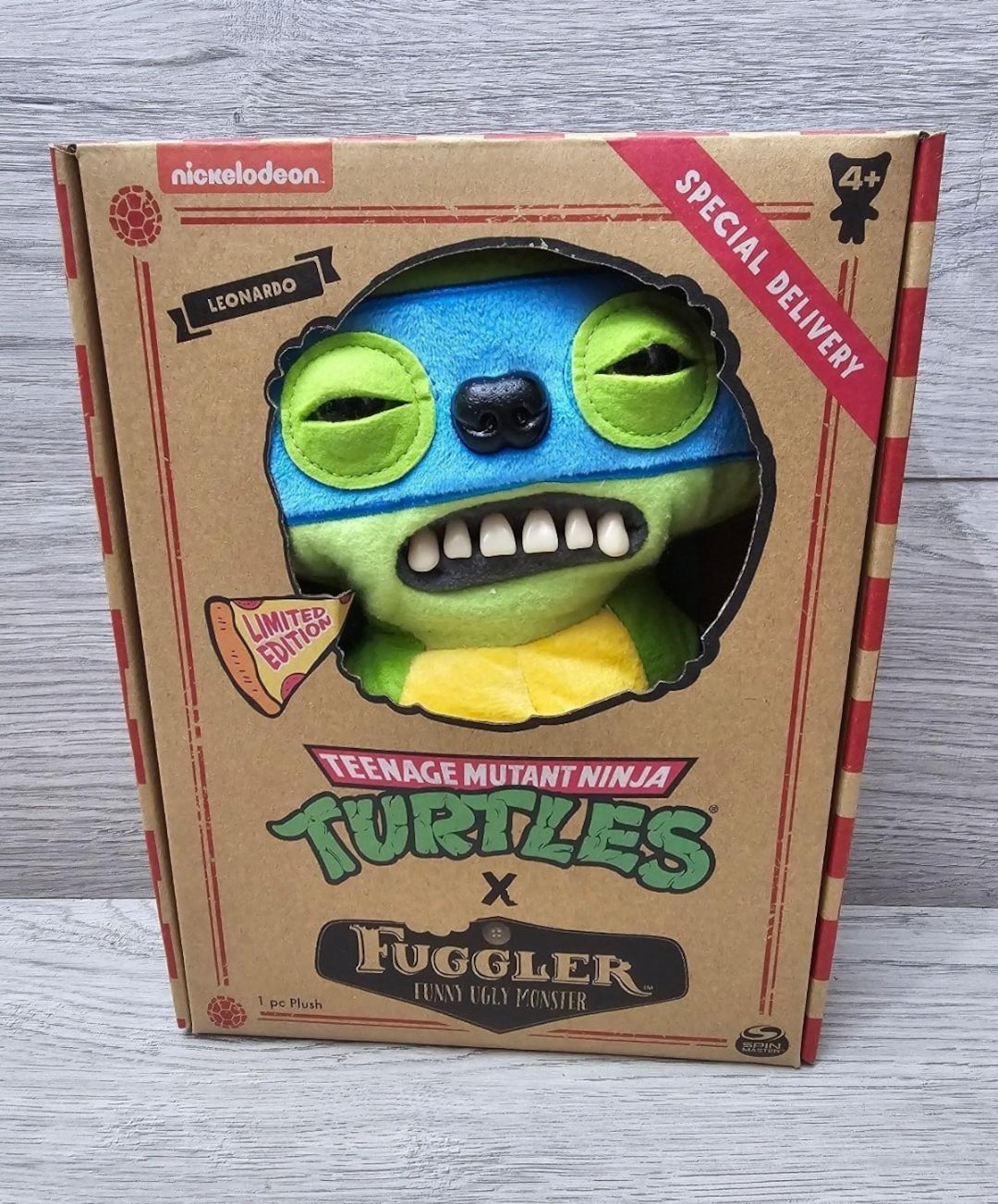 Teenage Mutant Ninja Turtles Leonardo Fuggler Plush TMNT Limited ...