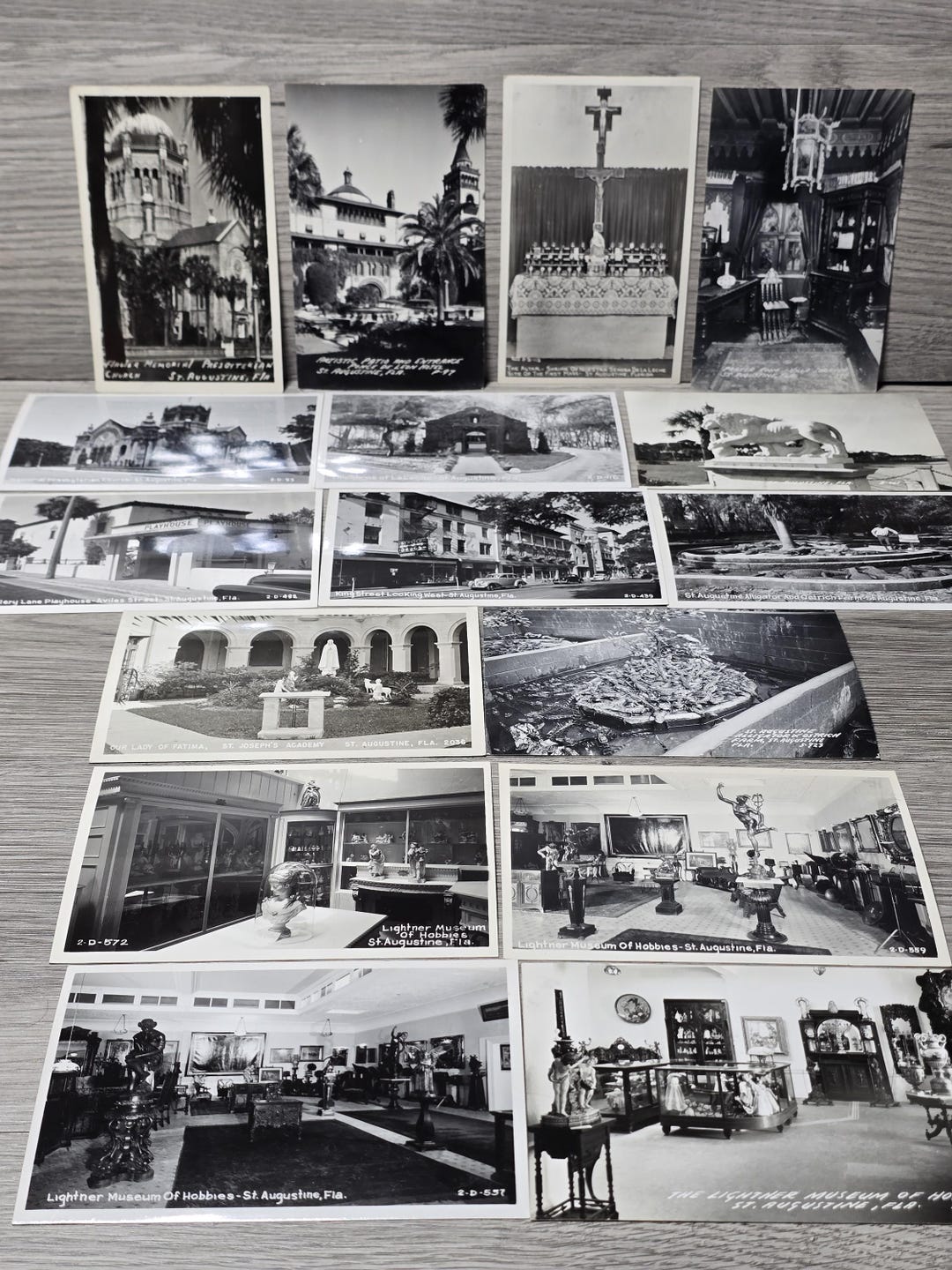 Vintage St. Augustine Florida Real Photo Postcards RPPC Lot of 16 - Etsy