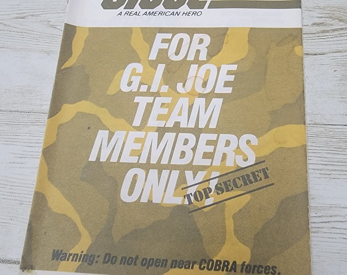 1984 Hasbro GI Joe ARAH Team Members Only Insert Brochure Catalog - Etsy