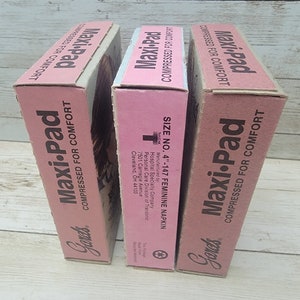 1960s Gards Maxi-pad Single Use Lot of 3 Advertising NOS - Etsy