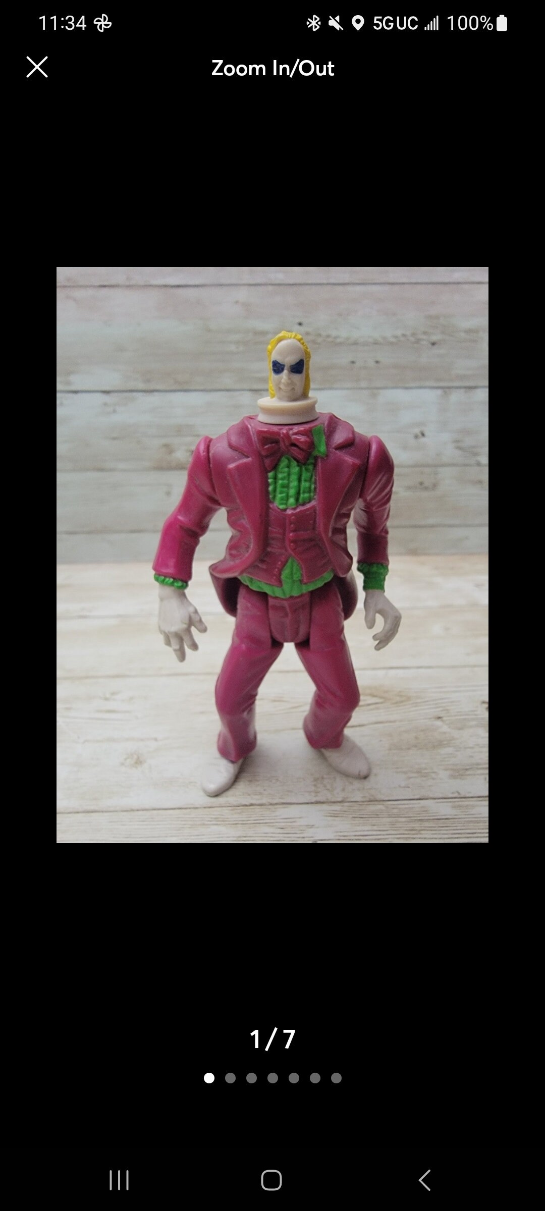 1989 Kenner Beetlejuice Action Figure Spin Head - Etsy