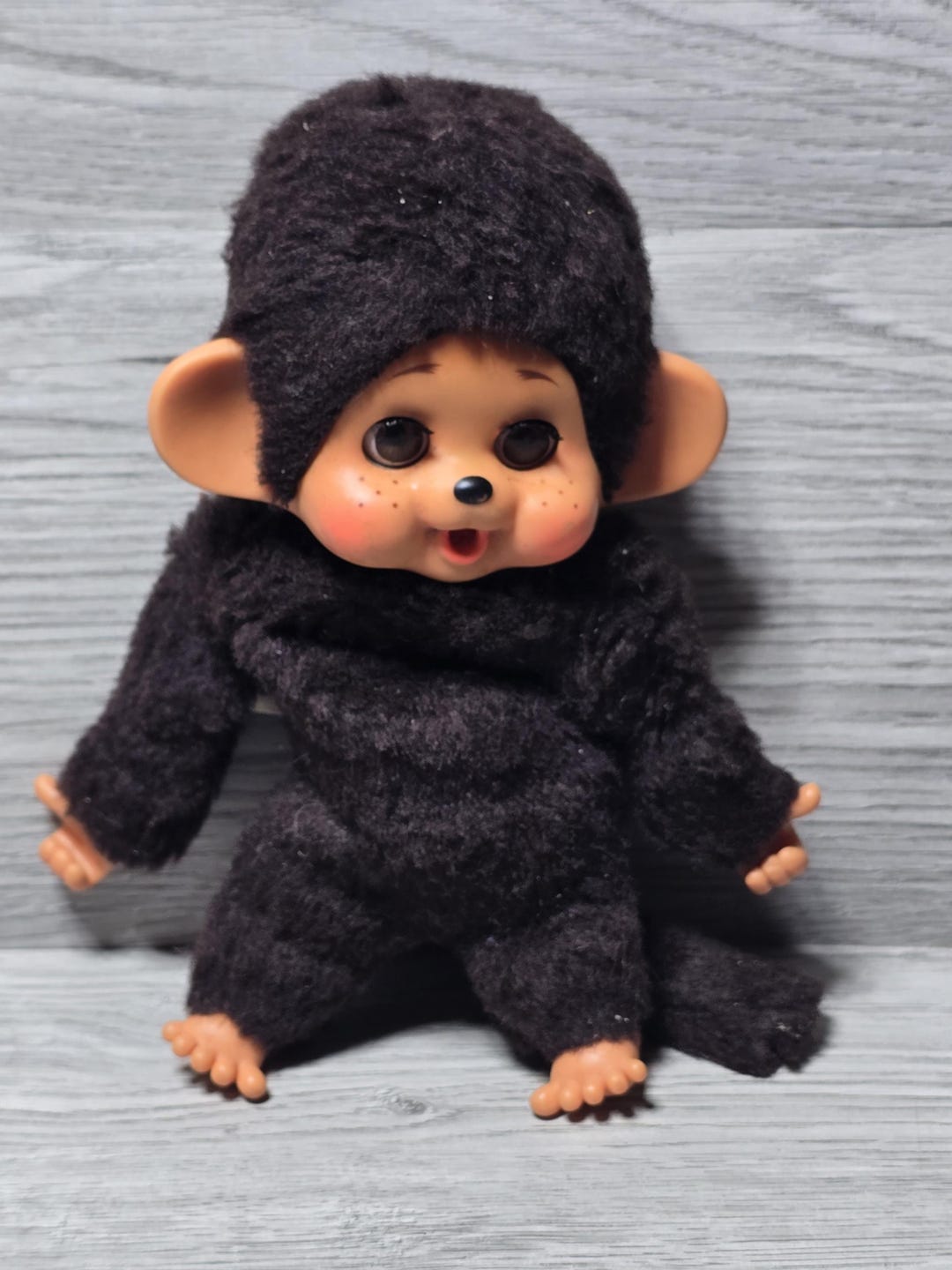 Vintage Monchhichi Monkey Sekiguchi Sleepy Eyes Plush Doll Sucking ...