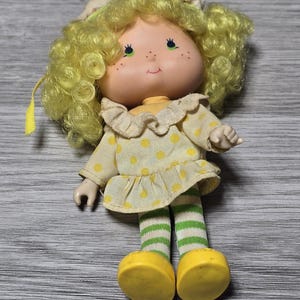 1979 Strawberry Shortcake Friend Doll Lemon Meringue W/ HTF Shoes - Etsy