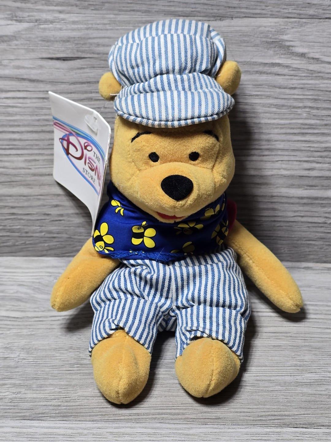 1990s Disney Store Mini Bean Bag Choo Choo Pooh Winnie the Pooh 8 Plush ...