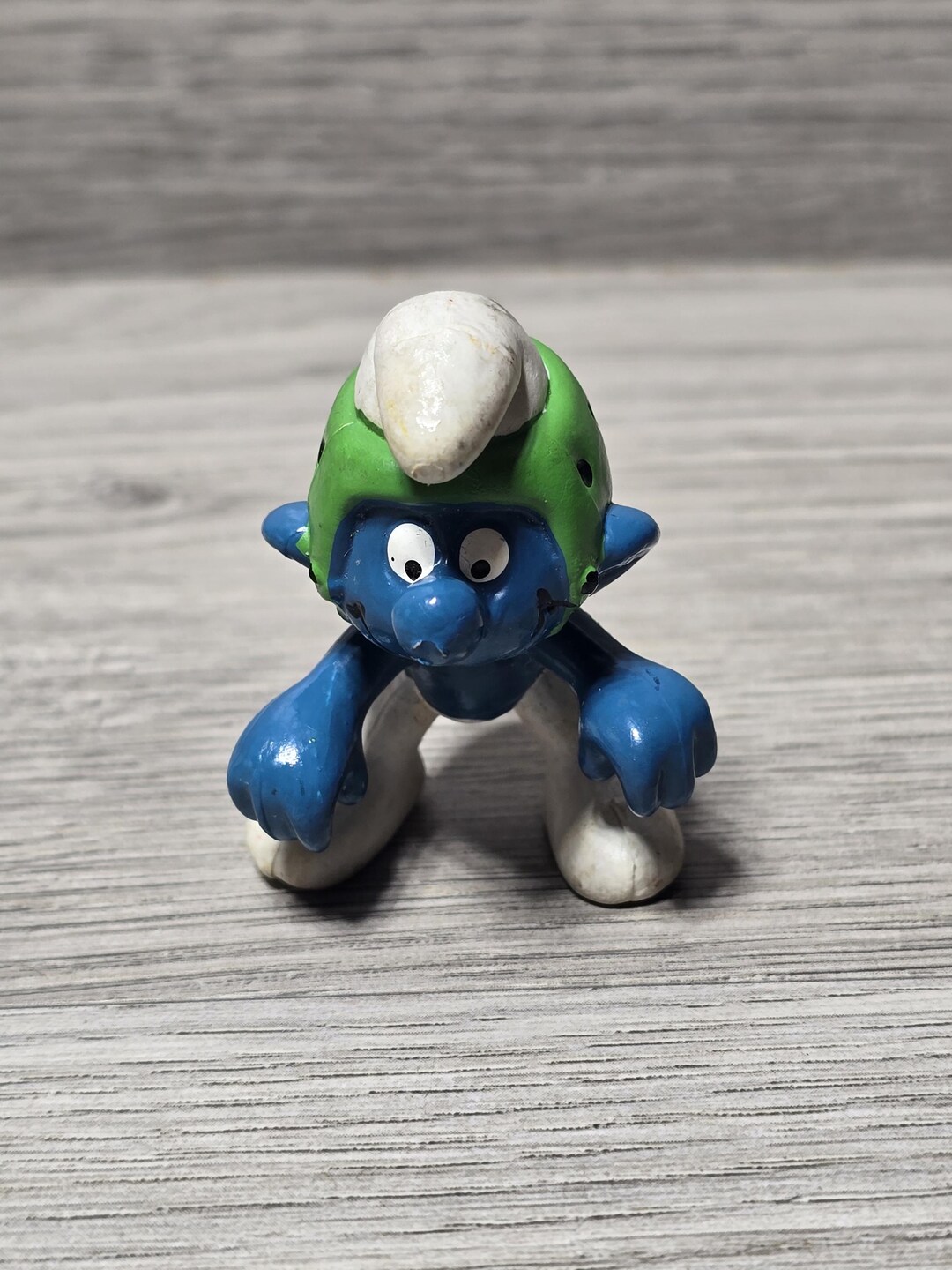 1978 Smurfs Race Car Driver Smurf Peyo Schleich 2" PVC Figure - Etsy