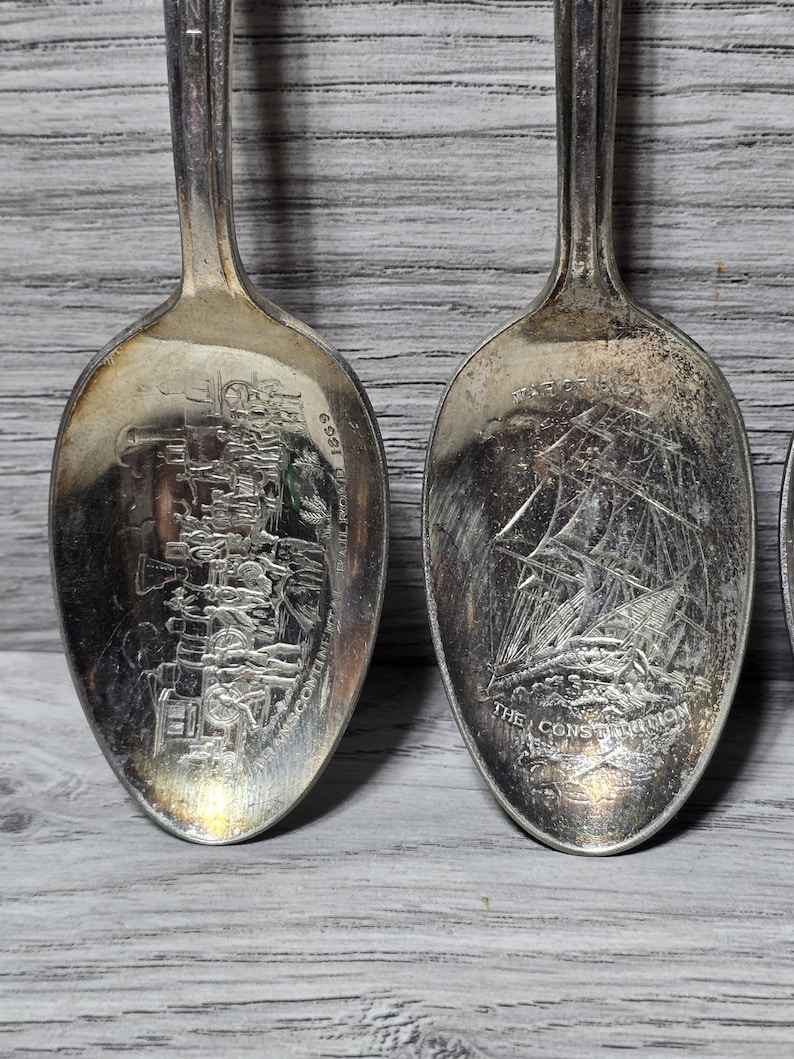 1960s Wm Rogers Co. Silver Plated Presidential Spoons - Set of 4 - Etsy