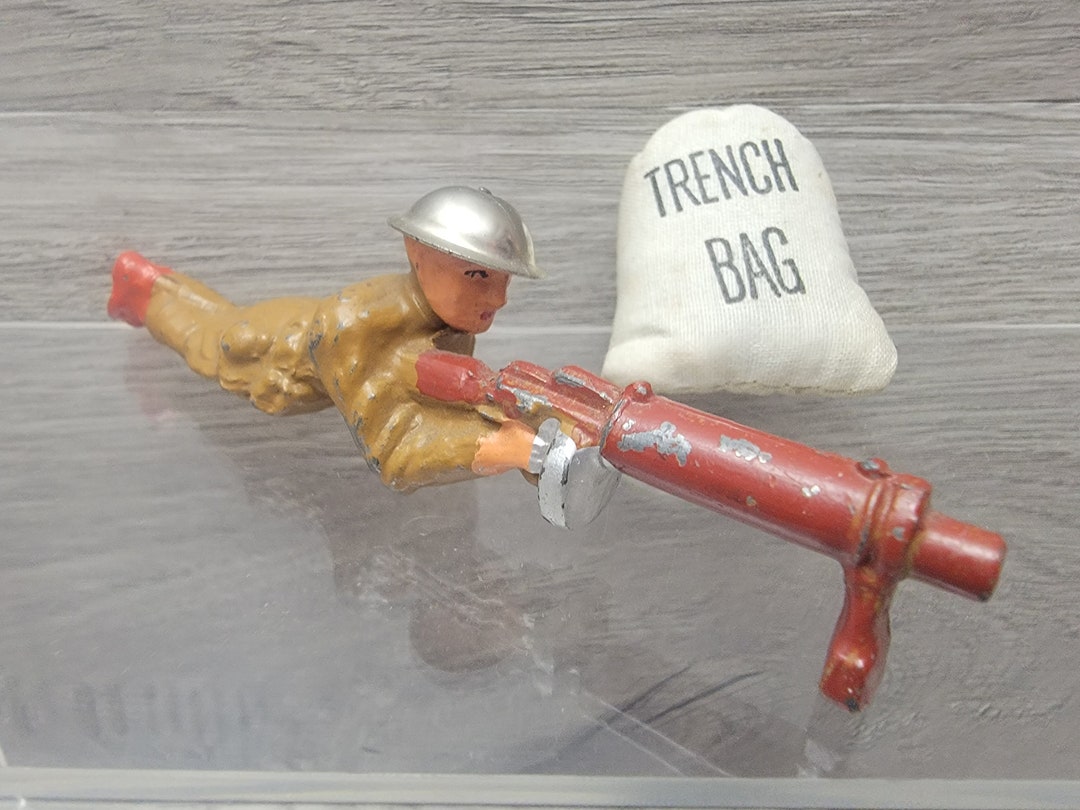 1930s Barclay Manoil Toy WWI Machine Gunner Figure Military - Etsy