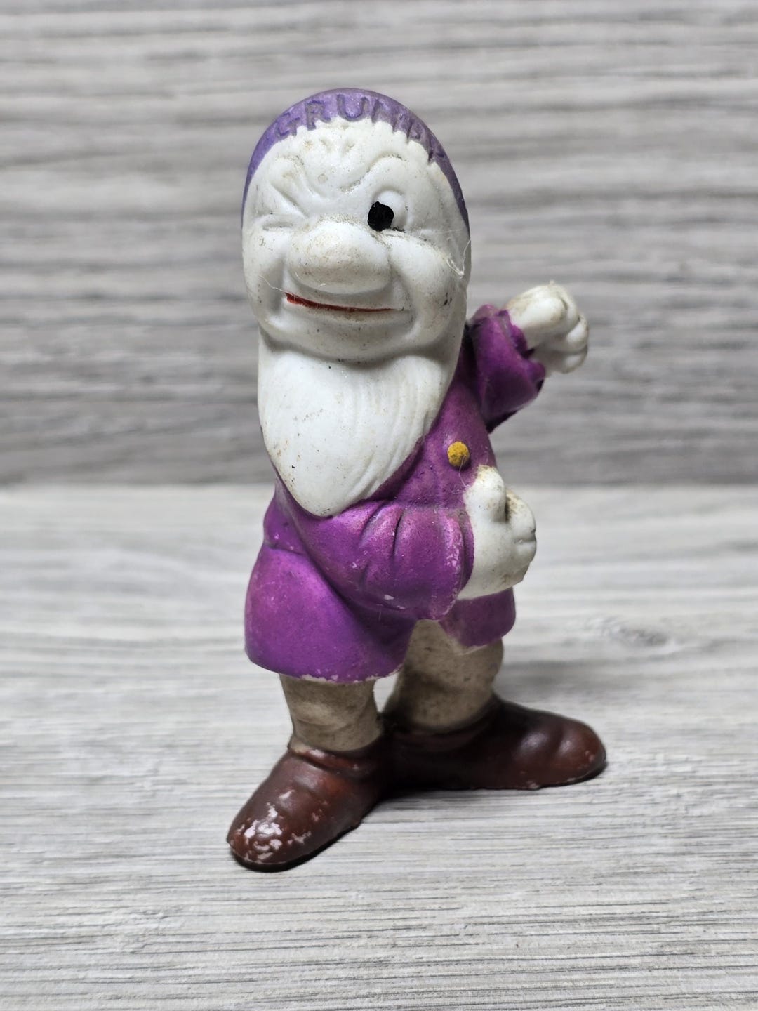 1930s Walt Disney Grumpy Dwarf From Snow White 3" Bisque Figure ...
