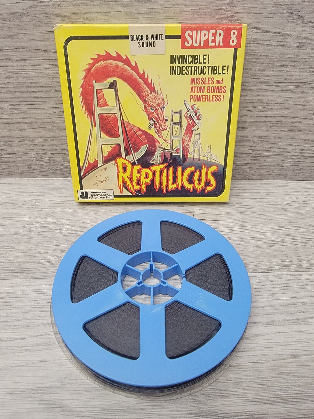 Vintage REPTILICUS Super 8mm Film Reel & Box Monster Movie - Etsy