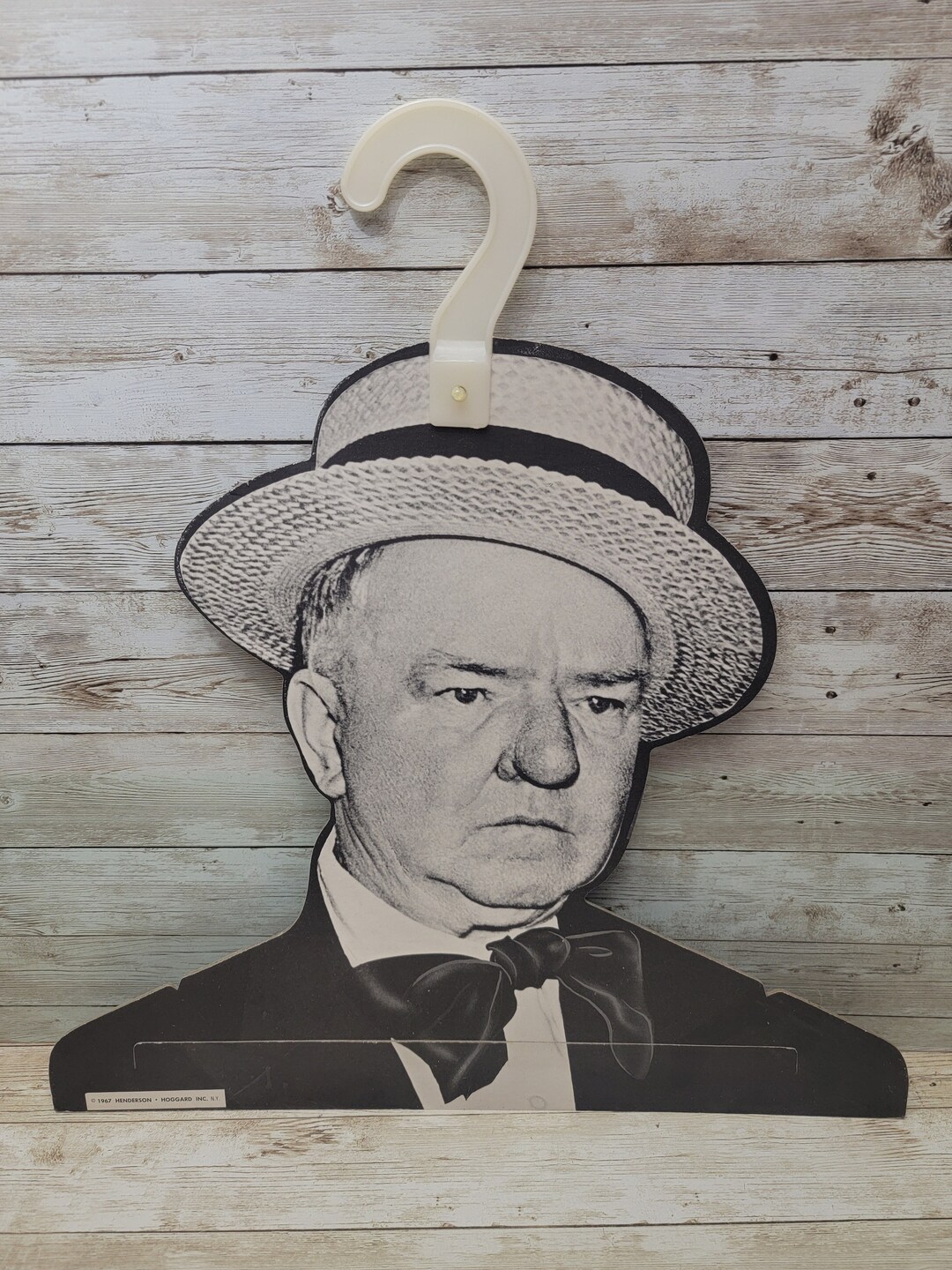 1967 RARE W.C. Fields Die-cut Cardboard Coat Hanger Henderson Hoggard - Etsy