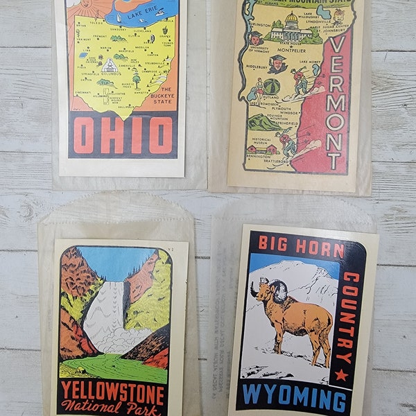 Suitcase Stickers - Etsy