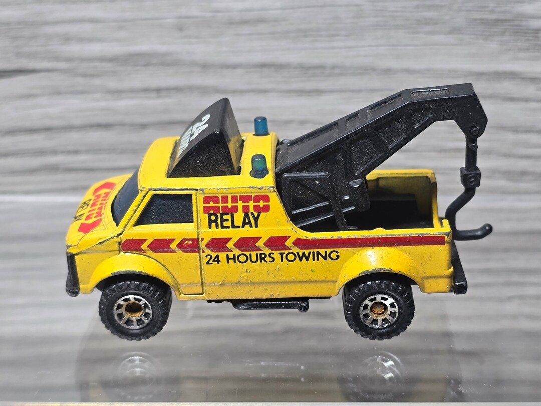 1985 Matchbox Breakdown Van Auto Relay 24 Hours Towing Hook Wrecker - Etsy