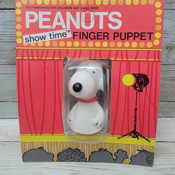 Peanuts Snoopy Finger Puppets - Etsy
