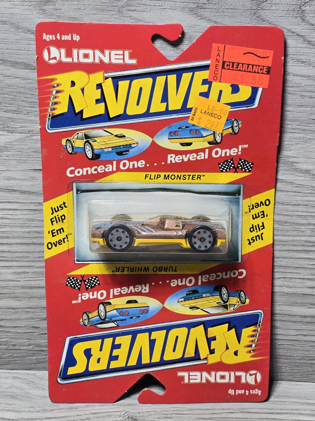 1989 Lionel Revolvers Flip Monster & Turbo Whirler Car NOS - Etsy