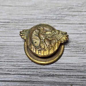 WWII US Army Air Corps Honorable Discharge Button Ruptured Duck Lapel ...