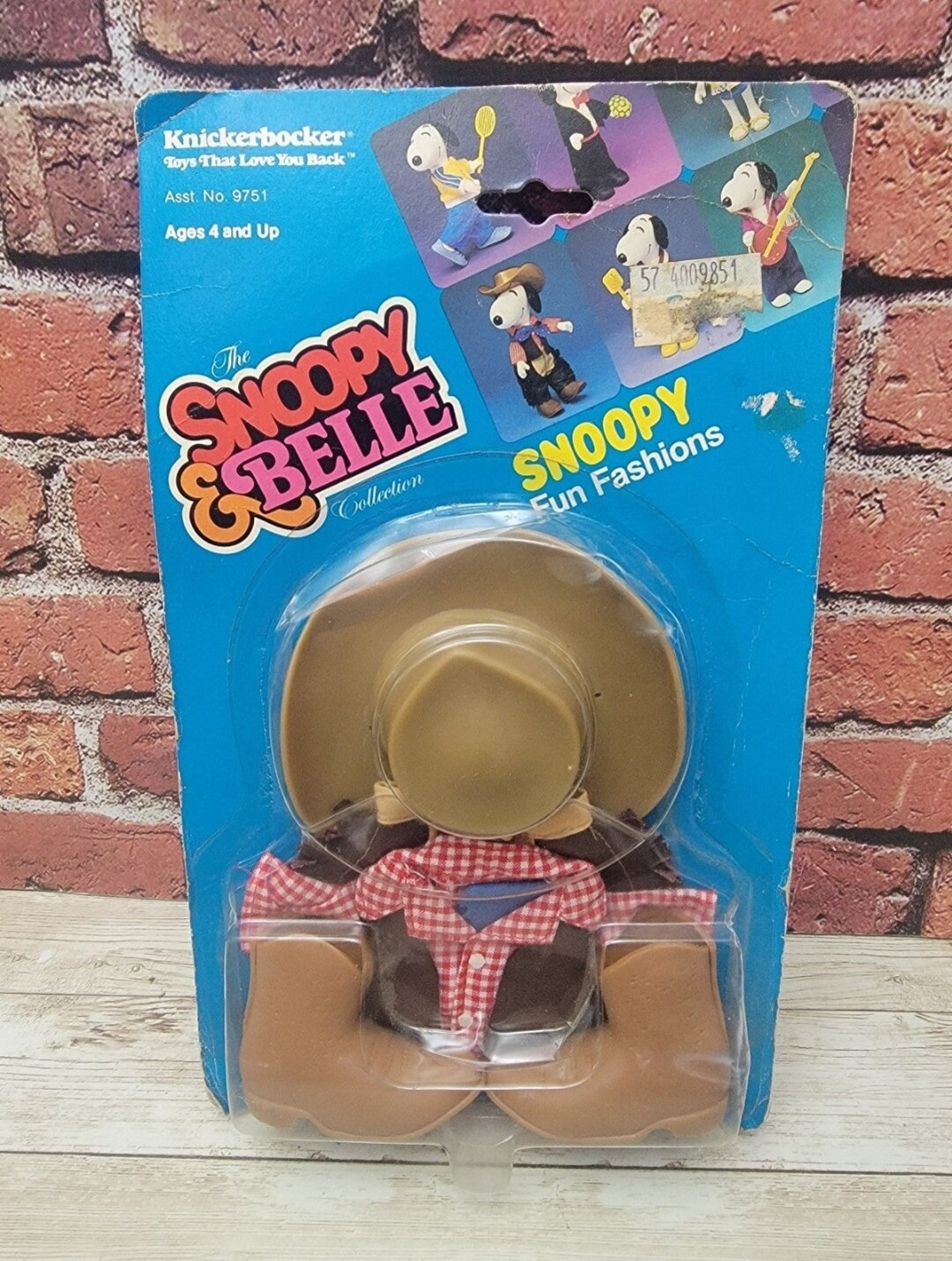 1958 Knickerbocker Snoopy and Belle Fun Fashions Western Cowboy NOS - Etsy