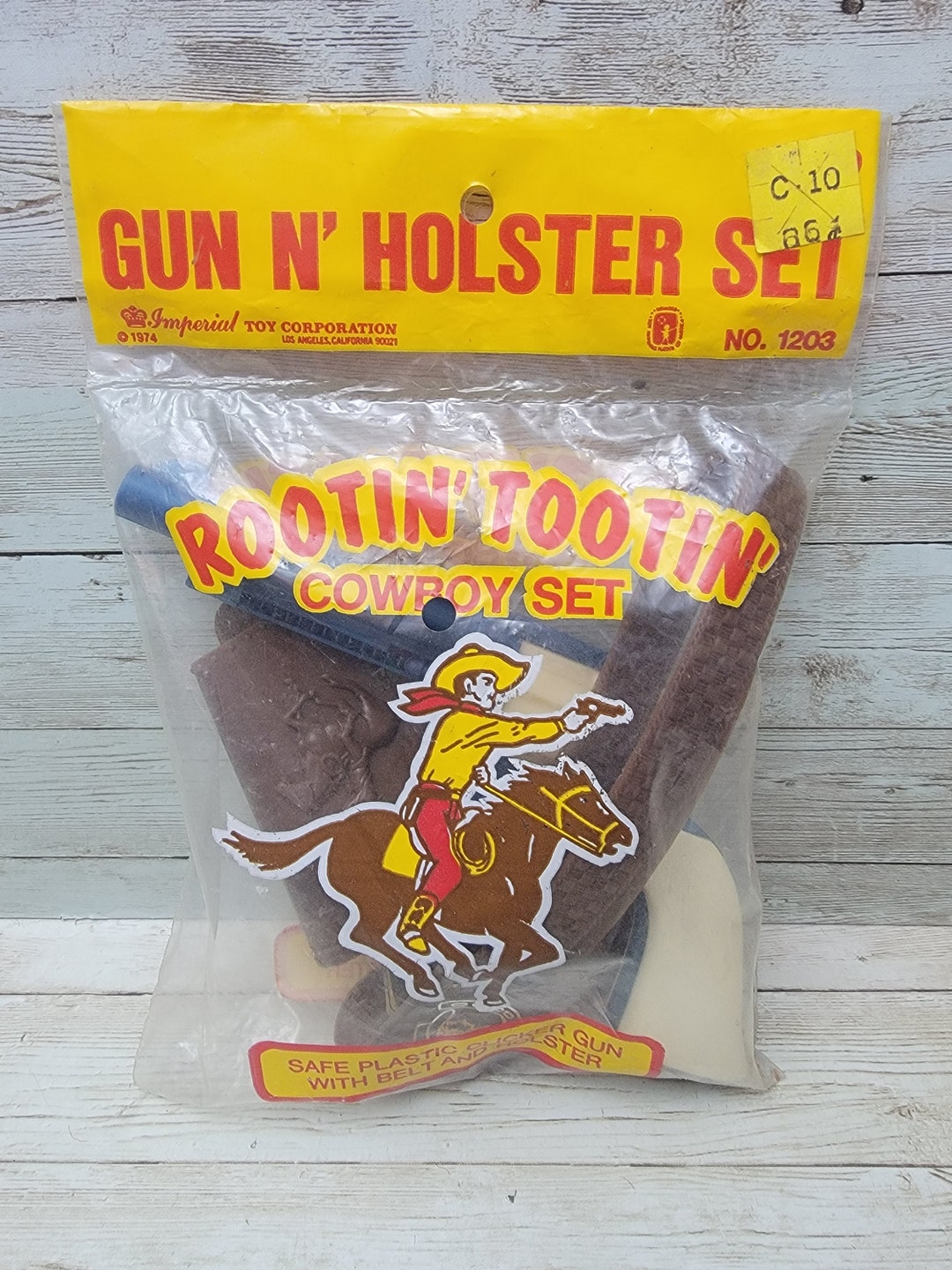 1974 Imperial Rootin Tootin Toy Cowboy Set NOS - Etsy