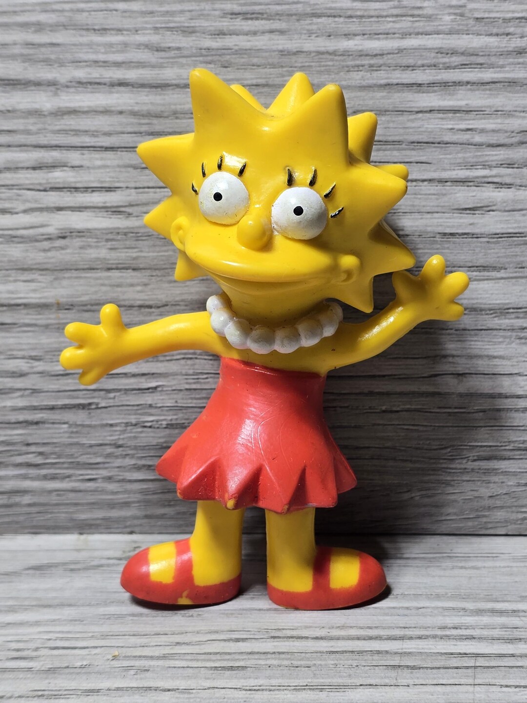 1990 the Simpsons Lisa Simpson 3 1/2" Action Figure Jesco - Etsy