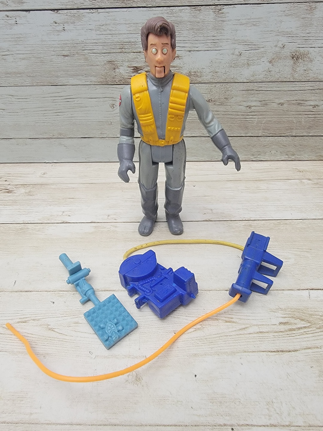1987 Kenner Ghostbusters Peter Venkman Fright Features Figure W ...