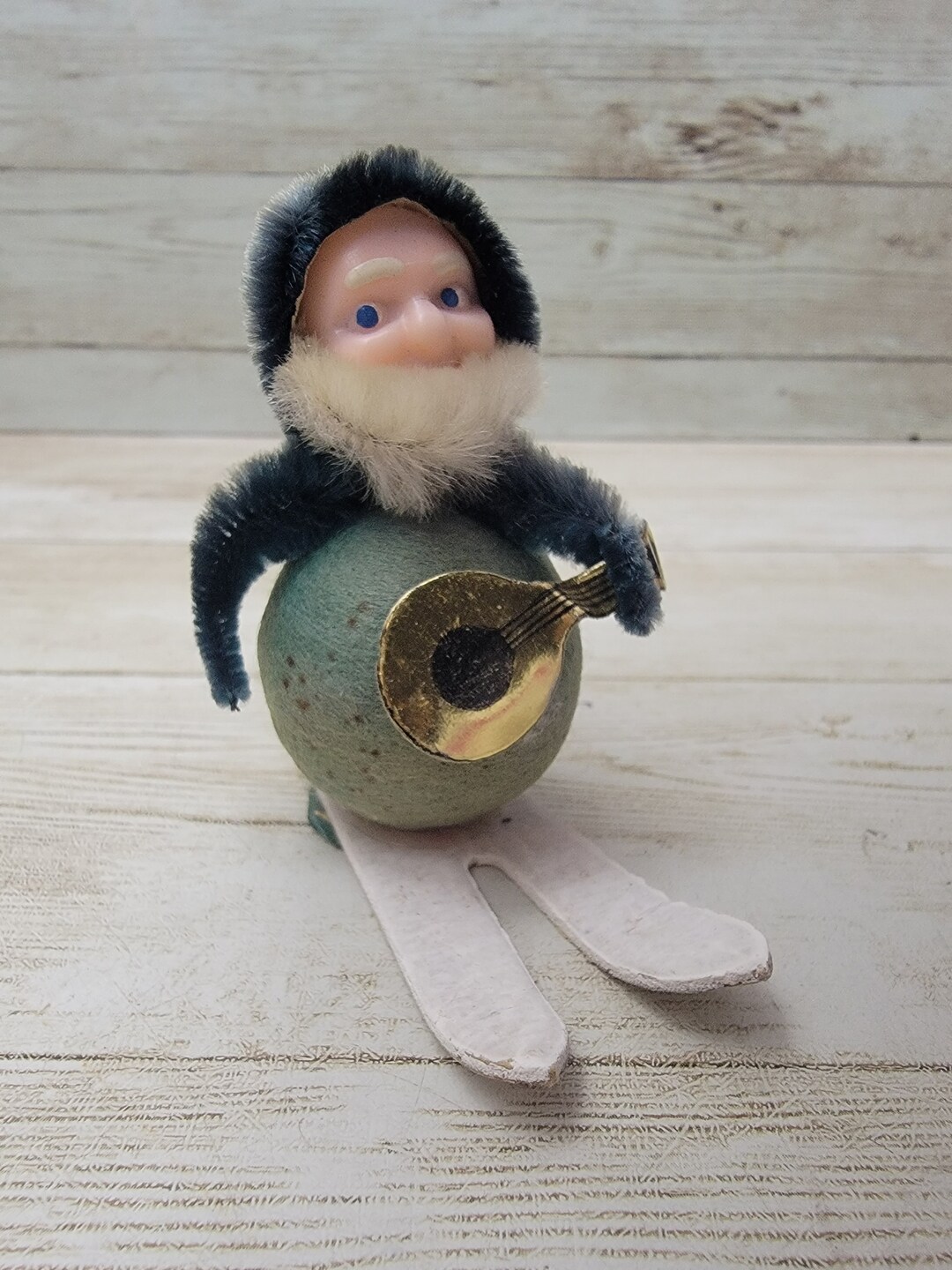 1950s Christmas Pipe Cleaner Skiing Elf Pixie Japan 2.5 - Etsy