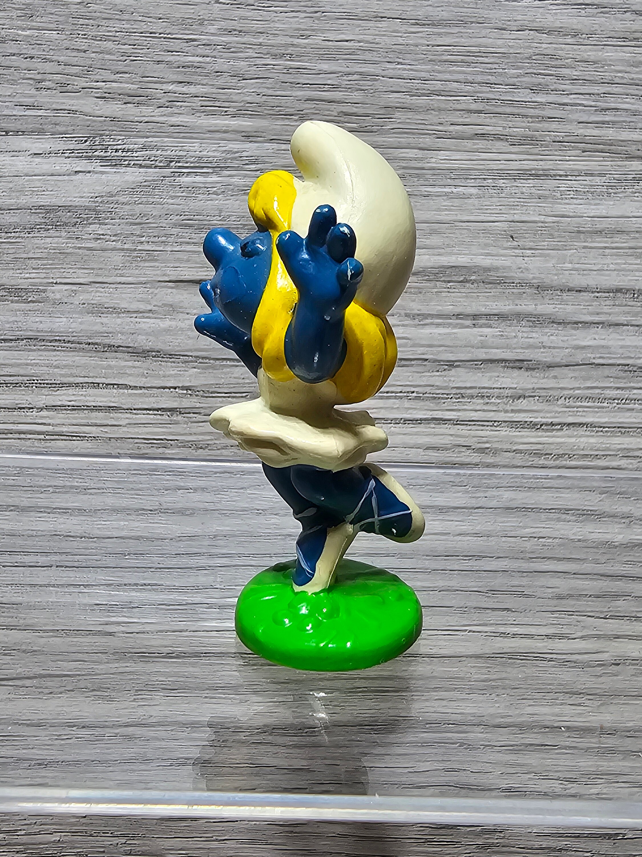 1978 Smurfs Smurfette Ballerina Dance Smurf Figure PVC Toy Peyo ...