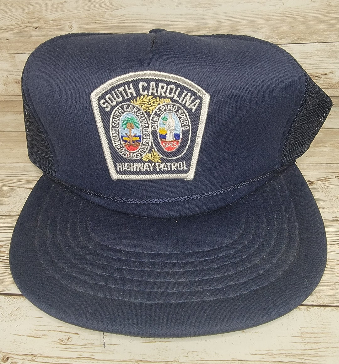 1980s Vintage South Carolina Highway Patrol Trucker Hat Cap Snapback ...