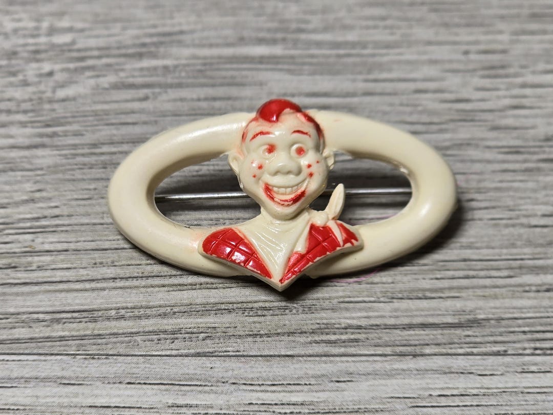1950s Howdy Doody Pin Brooch Molded Plastic 1.5" - Etsy