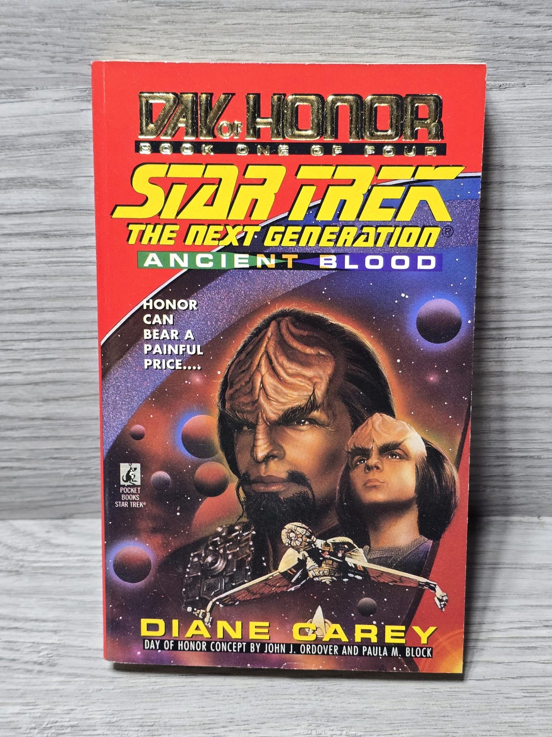 1997 Star Trek the Next Generation Day of Honor Ancient Blood Paperback ...