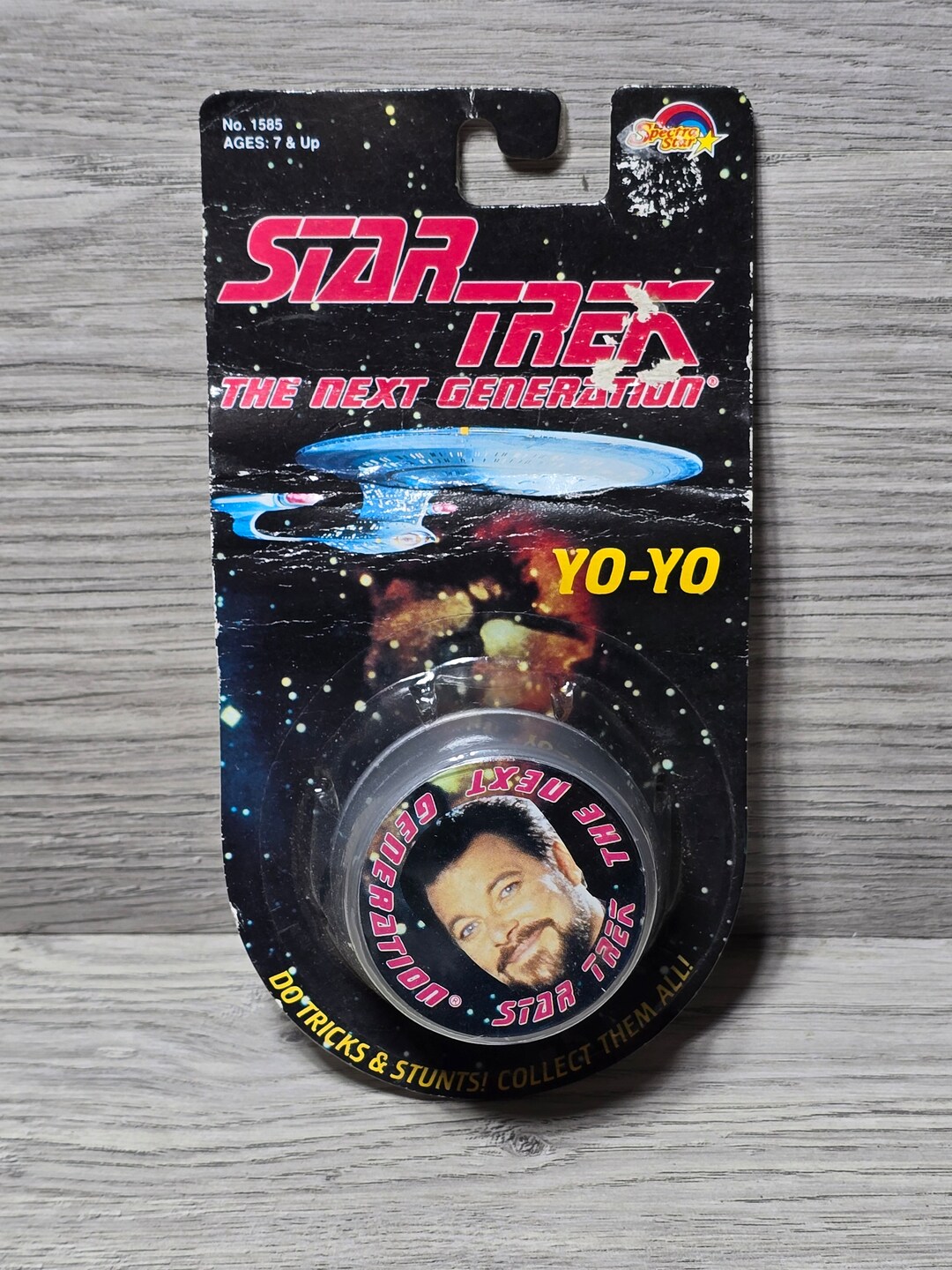 1993 Spectra Star Yo-yo Star Trek TNG Commander William Riker - Etsy