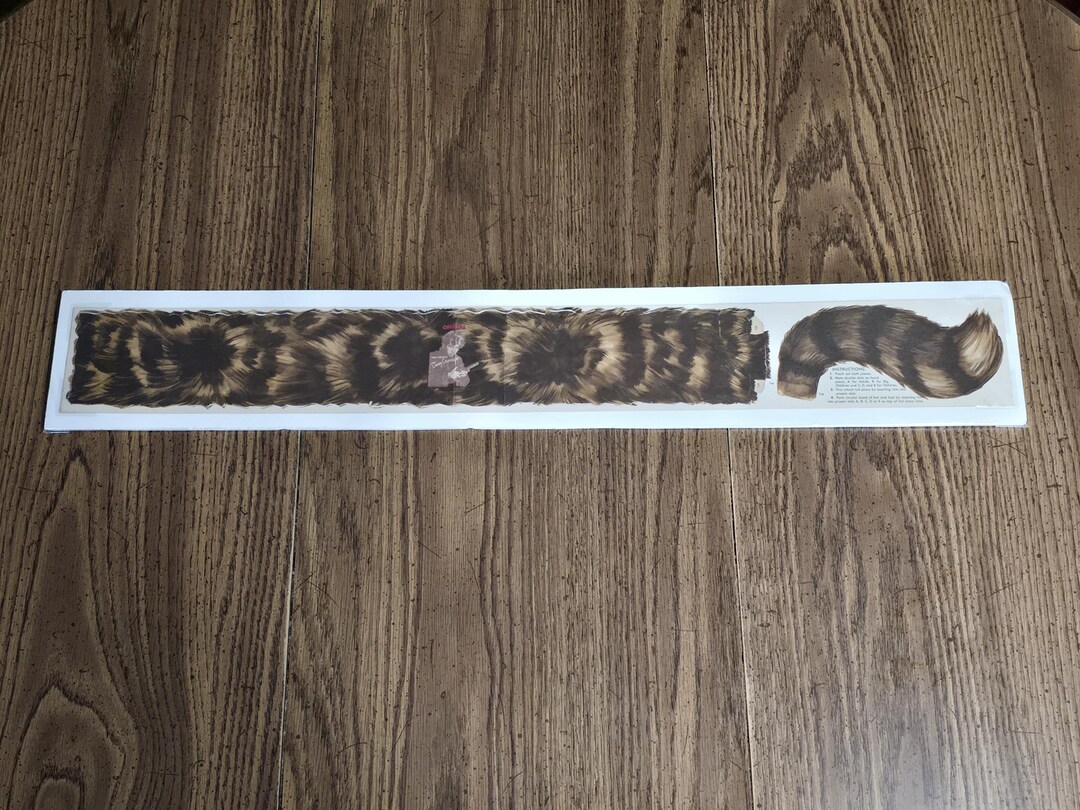 1950s Scarce DISNEY Davy Crockett Coonskin Paper Hat NBC Bread Promo ...