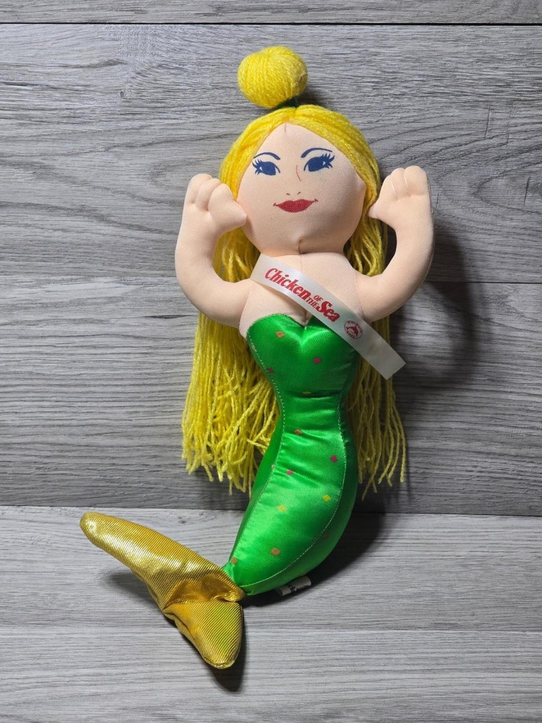1990 Chicken of the Sea Tuna Mermaid Promotional Stuffed Plush Toy ...