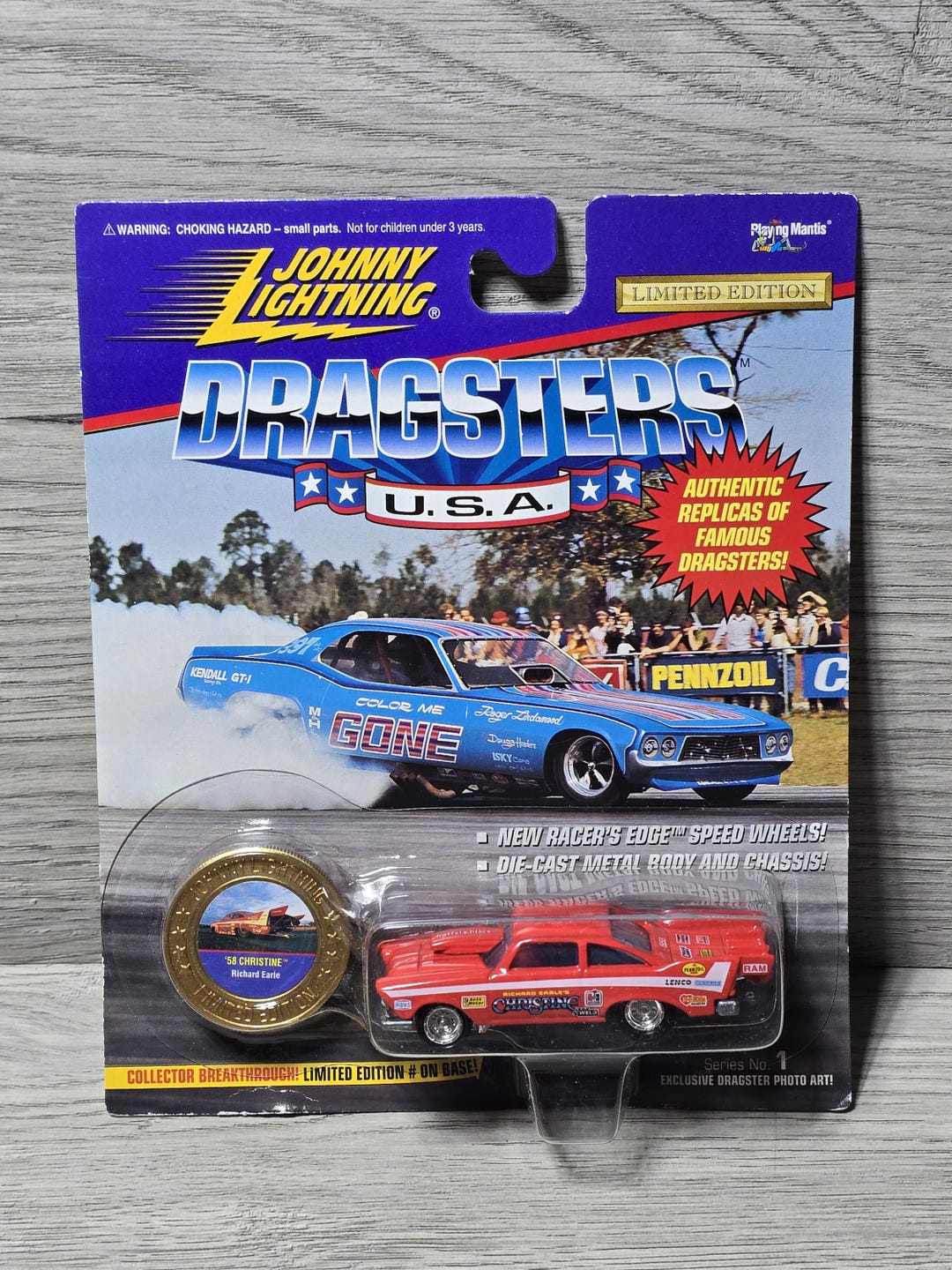 1995 Johnny Lightning Dragsters USA '58 Christine Richard Earle ...