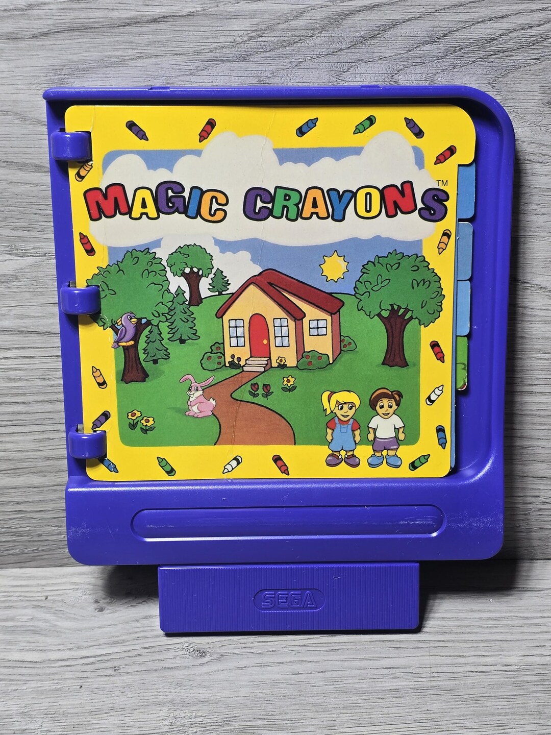 1994 Sega Pico Magic Crayons Game Cartridge Book - Etsy