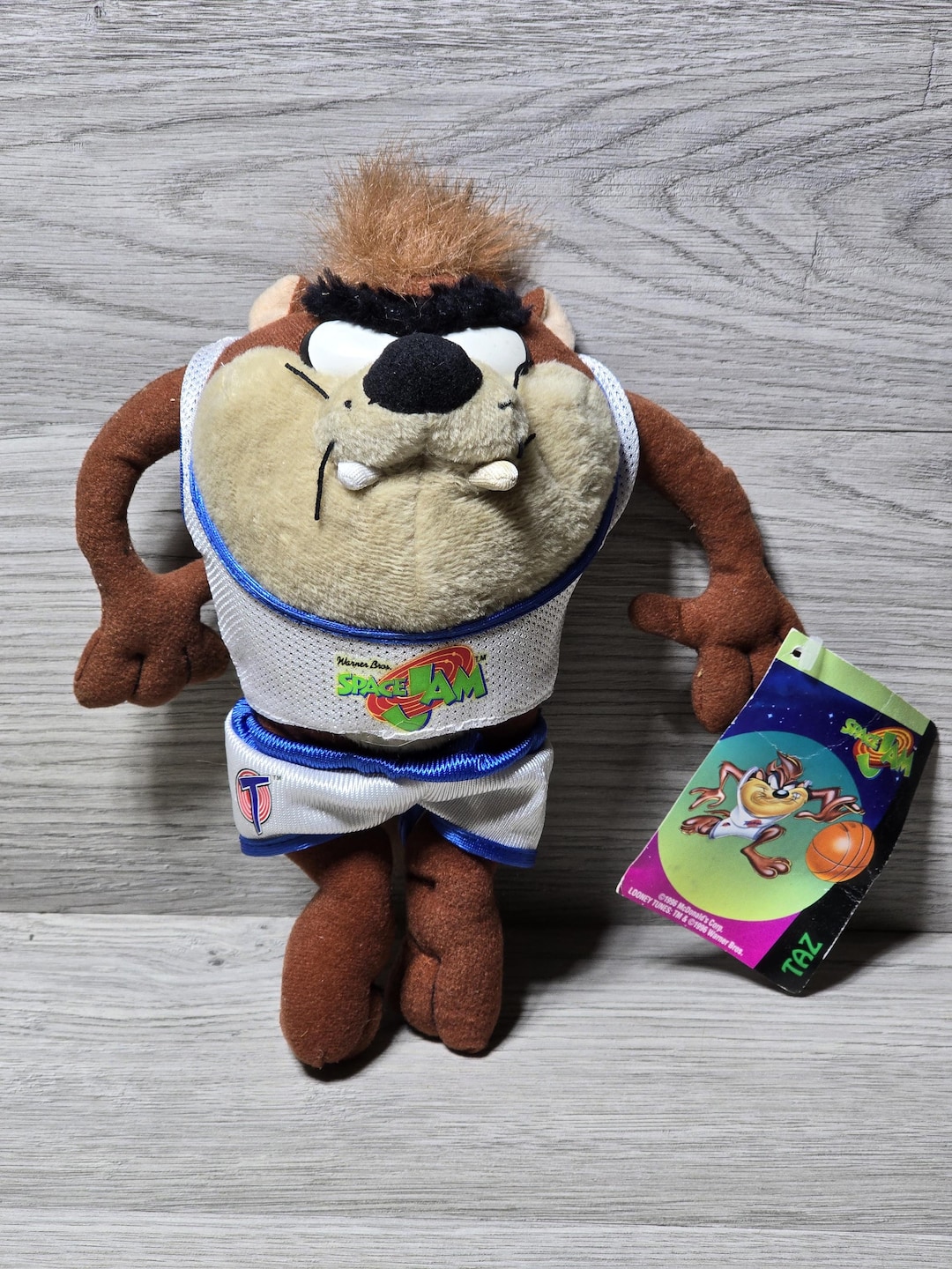 1996 Tasmanian Devil TAZ Space Jam Plush New With Tag - Etsy