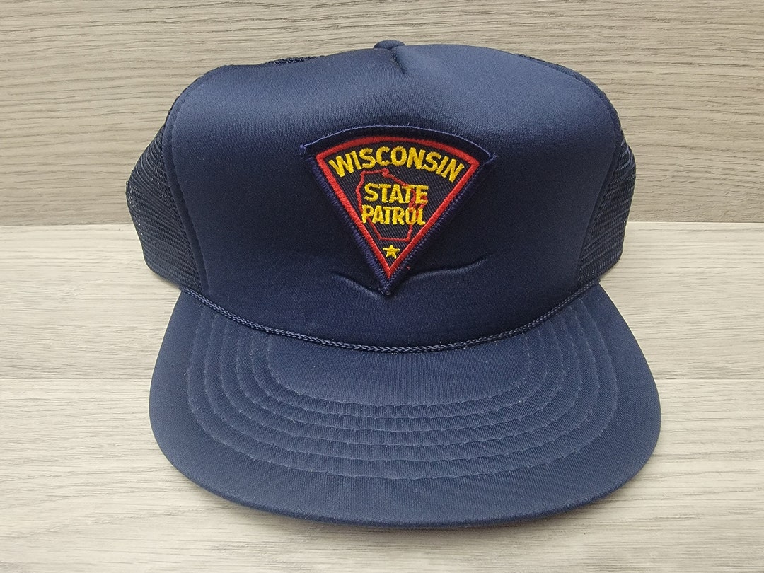 1980s Vintage Wisconsin State Patrol Trucker Hat Cap Snapback RARE - Etsy
