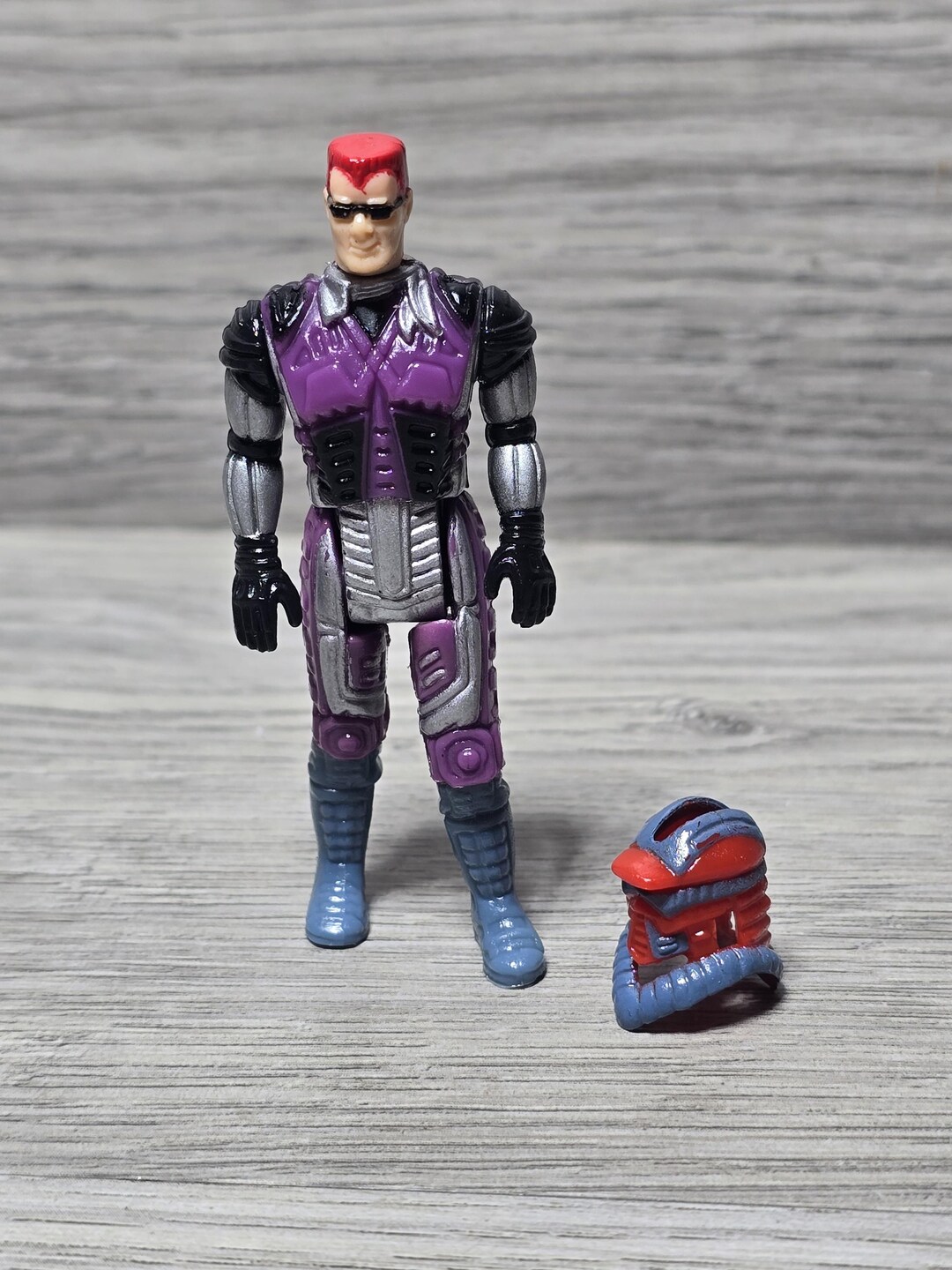 1987 Kenner M.a.s.k. Mask Iguana Lester Sledge Figure Complete W ...