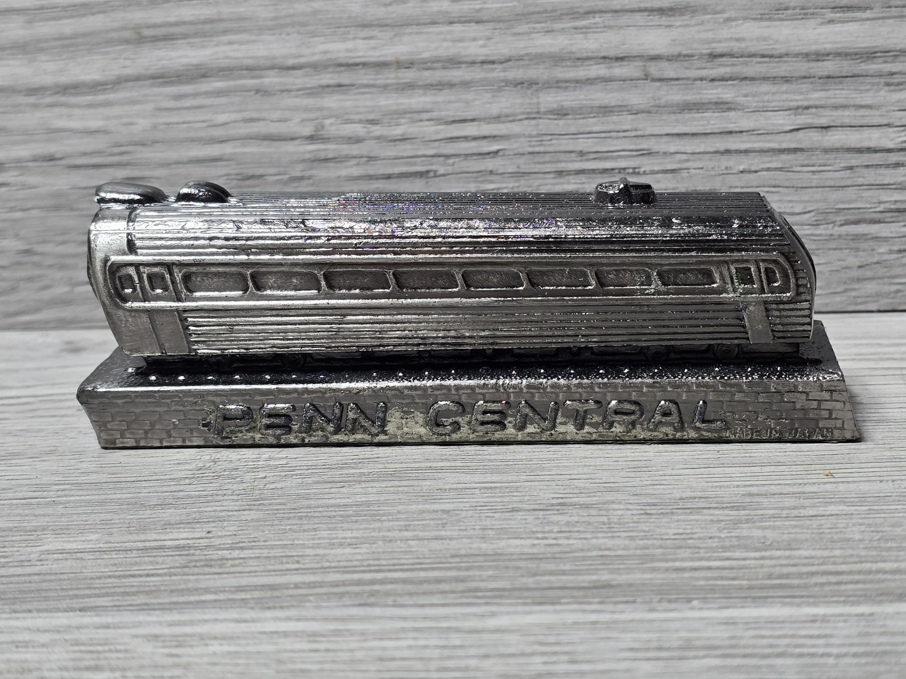 1960s Vintage Penn Central Metroliner Train Railroad Paperweight Decor ...