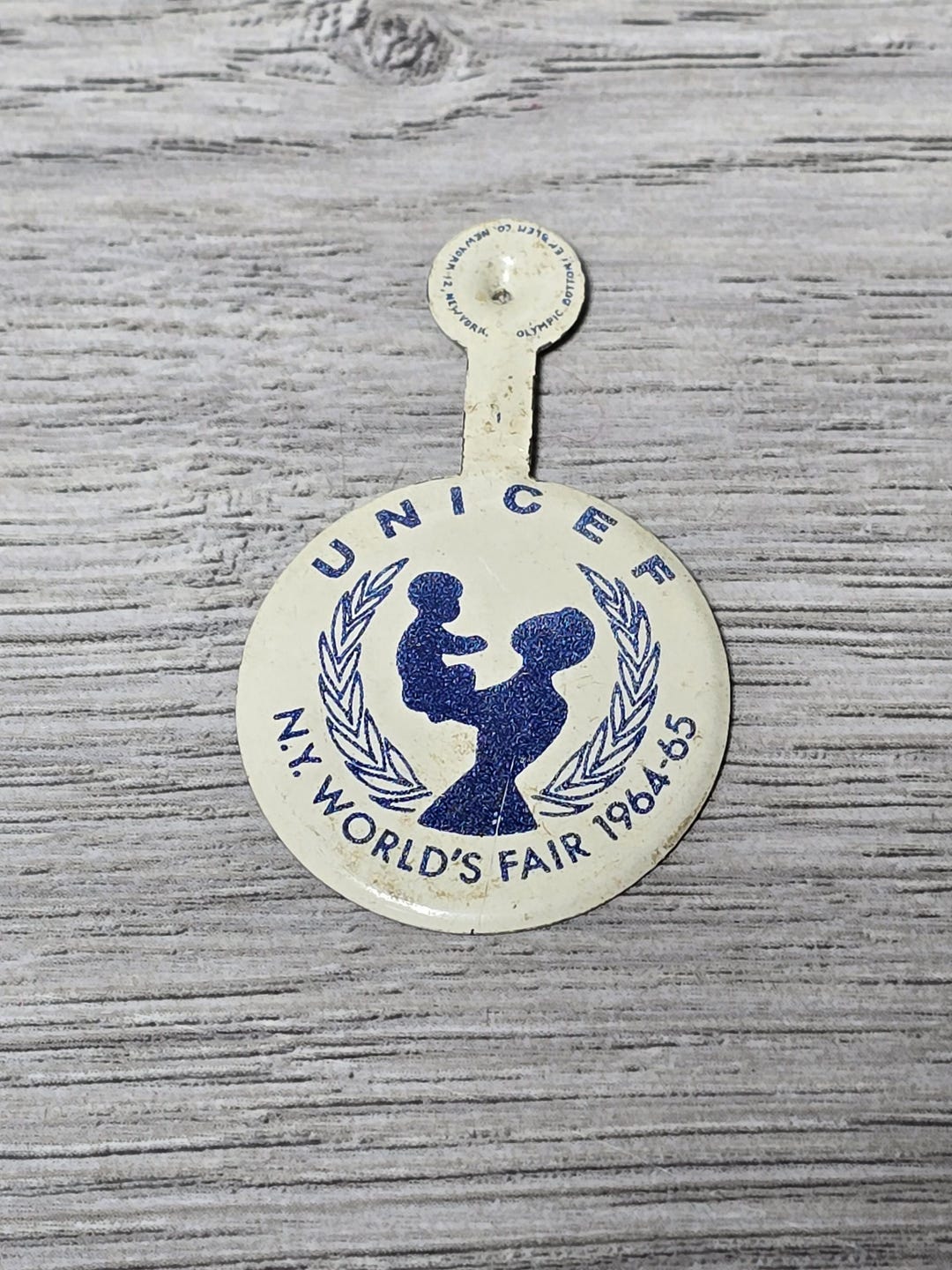 1964-65 New York World's Fair UNICEF Pin Tab - Etsy