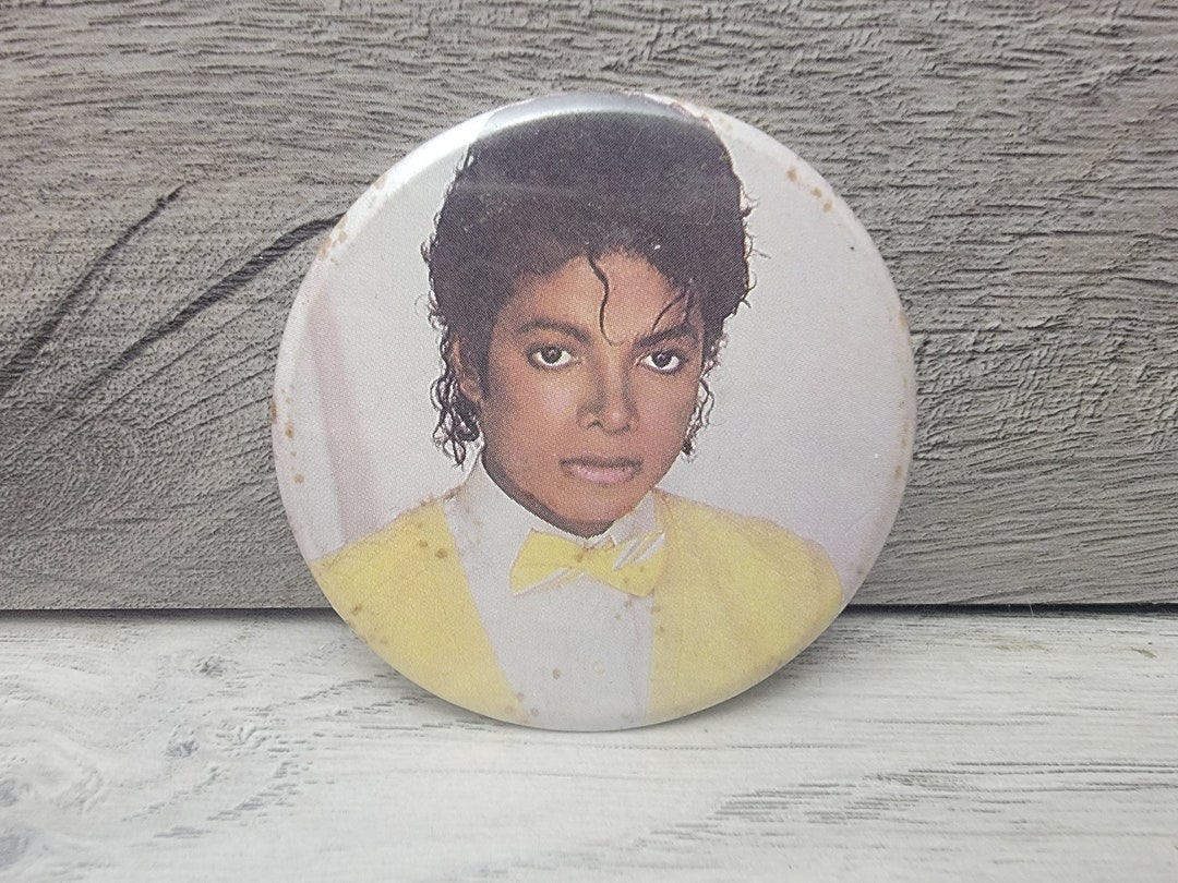 1980s Vintage Michael Jackson Music Pinback Button Badge - Etsy