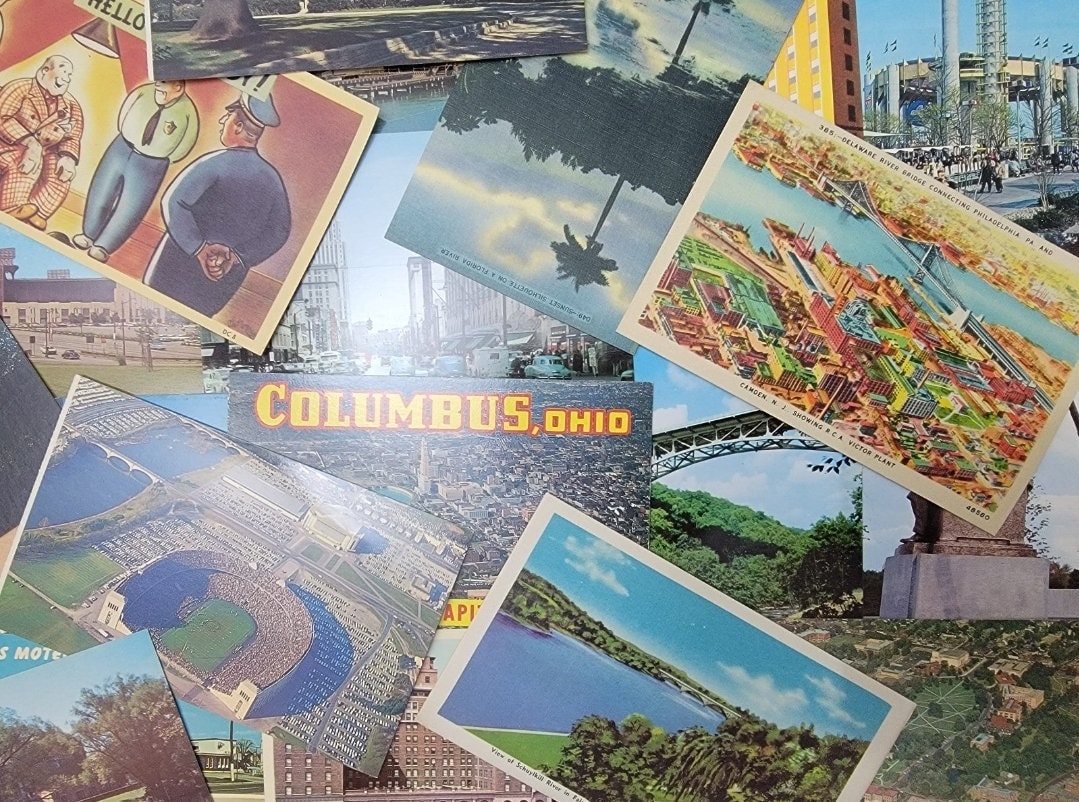 Bulk Postcard Lot of Approximately 100 Postcards (old and Newer ...