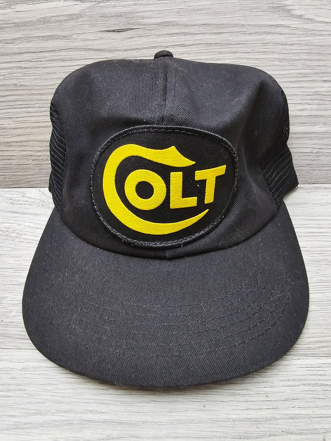 Vintage Colt Hat Snapback Cap Mesh Trucker Patch USA Hunting 80s - Etsy